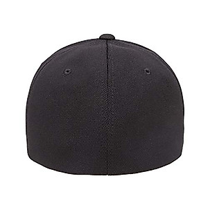 Flexfit Men's Cool & Dry Baseball Cap, Black, Large-X-Large