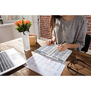 Appointment Book, Schedule Planner by StriveZen, 2024 2025, Daily, Hourly, 15 Minutes Increments, Weekly Scheduling, 7" x 8-3/4", Pockets, 128 Pages, HARDCOVER, UNDATED