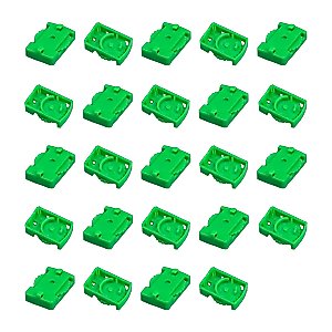 Pro Line Double Clip Fast TTC Straight Front Bases - 24 Pack for Electric Football Figures