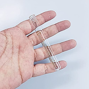 Aquarium Test Glass Tube (6-Pack | 5-ml | 4 x1/2 inch) for Fresh & Salt Water Aquarium Lab Test