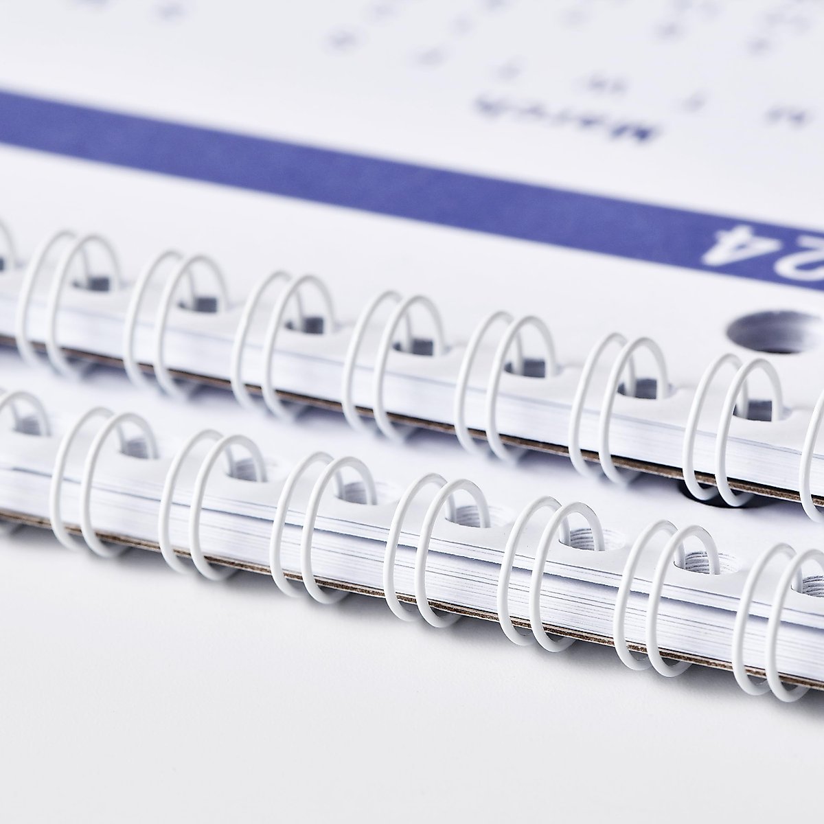 2024 Calendar - 2024 Wall Calendar, JAN. 2024 - DEC. 2024, 11" x 8.5", 12 Monthly Calendar 2024 with Twin-Wire Binding + Hanging Hook + Unuled Blocks with Julian Dates - Purple