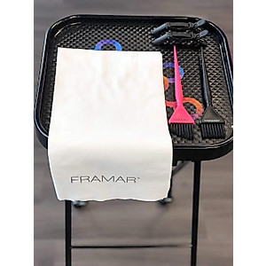 FRAMAR Disposable Towels for Salon, Hair Towels for Women, Salon Towels Bleach Safe White Spa Towels for Hair Drying Towel, White Towels Bulk, White Gym Towels Pack – 50 Pack Disposable Towel