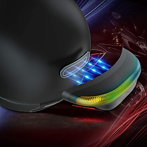 STEEL MATE H3 Wireless Helmet Brake Light and Running Light for Motorcycle Safety Rechargeable LED Signal Light for Helmet (Included ECU)