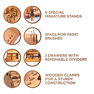 1 x Vallejo 105 holes + 1 x Modular 74 holes Paint Rack organizer