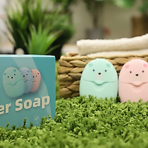 BAIKAFU 6 Boxes (300 Sheets) Mini Portable Disposable Travel Paper Soap Sheets Foaming Hand Washing Bath Scented hand soap for Indoor, Outdoor, Travel, Camping Hiking