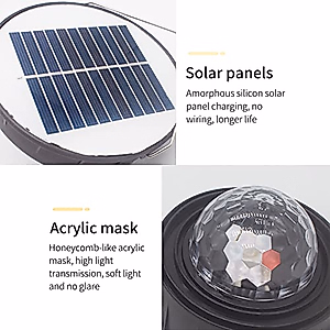 Solar Pathway Lights 2 Pack IP65 Outdoor Garden Waterproof Path Lights, 2 Modes with Auto On/Off Landscape Lights for Lawn Yard Walkway Driveway Holiday Decoration Lighting