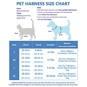 BARKLESS Cute Small Dog Harness, Ladies Polka Dots Dog Vest Harness Set with Pink Leash and Bowknot Collar, 3 in 1 Girl Style Vest Harness Set for Puppy and Cat (XL, Pink)