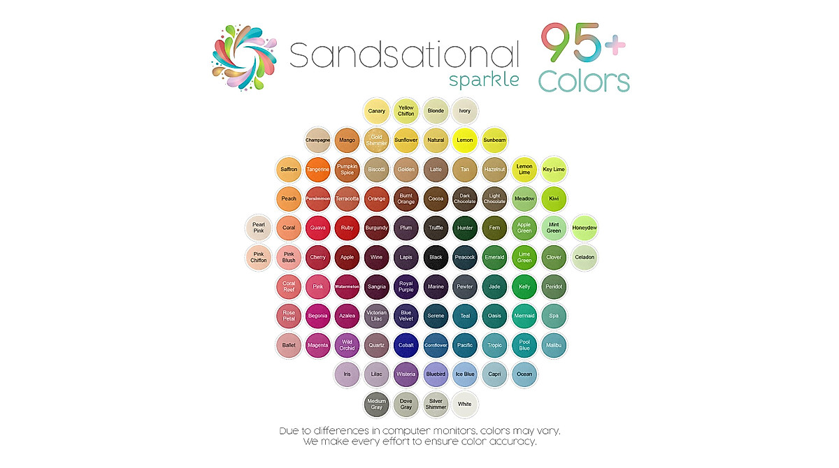 Sandsational Sparkle Ruby Red Sand for Weddings & Crafts