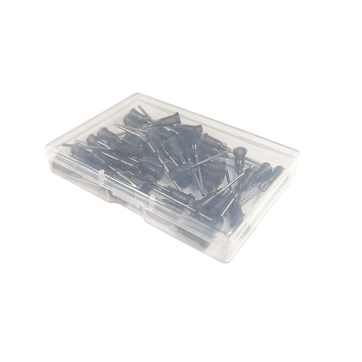 16 Ga 1 Inch Blunt Tip Dispensing Needle - Luer Lock - Precision Applicator (Gray,50Pack)