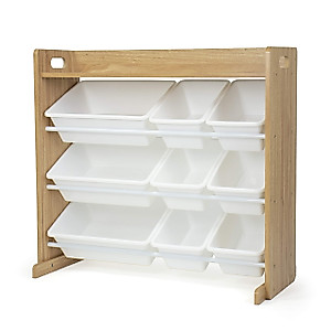 Humble Crew Kids Book Rack Storage Bookshelf with Toy Organizer and Storage Bins