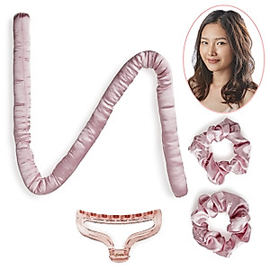 Solkatt. Heatless Curling Rod Headband, No More Heat for Curly Hair, Sleep in with Cute Scrunchies and Wake Up to the Perfect Wavy Hair, Soft Rods Comfortable to Sleep in Soft Waves, Easy to Use