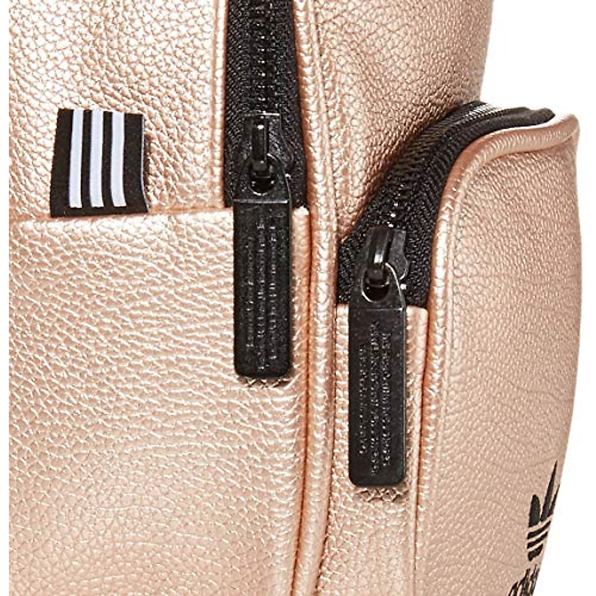 adidas Originals Women's Originals PU Leather Mini Backpack, Rose Gold, One Size