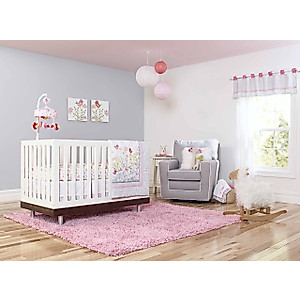 Just Born Botanica Fresh Air Crib Liner, Pink/Floral