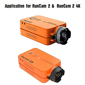 RunCam 850mAh 3.7V Removable Camera Battery 6 2 2 4K/Scope Cam Lite/Scope Cam4K, Rechargeable Li-Ion Battery (2PCS Batteries)