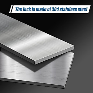 confote 39 Inch Heavy Duty Aluminum Stripes Plated Tool Box Pick Up Truck Bed RV Trailer Toolbox Waterproof Square Storage Organizer with Side Handle, Lock and Keys -39"x 13"x 10"，Black