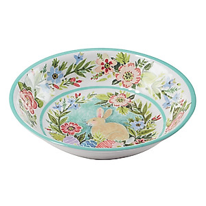 Certified International Joy of Easter 22 Oz. Melamine All Purpose Bowls, Set of 6, Multicolor