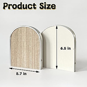 kathson Wooden Hamster Stand Platform Guinea Pig Climbing Exercise Toy Chinchilla Activity Playground Cage Accessories with Metal Edging for Bird Parrot Mouse Gerbil and Dwarf(6.5x5.7x0.87 inches)