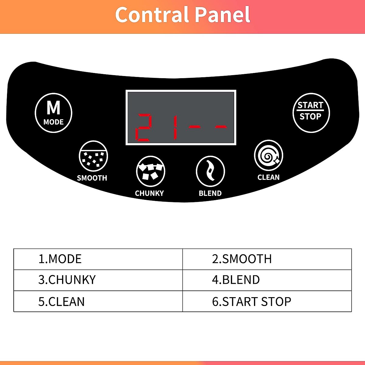 Potlimepan Soup Maker 1.6 L, 6 in 1 Multi-Funcation Soup and Smoothie Maker with Smart Control Panel, Stainless Steel Hot Soup Maker Electric, Makes 2-5 Servings Smart Living for Home Use Red