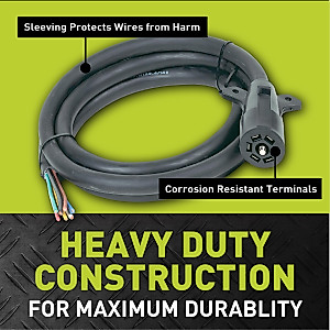 Hopkins 20246 8' 7 RV Blade Molded Trailer Cable