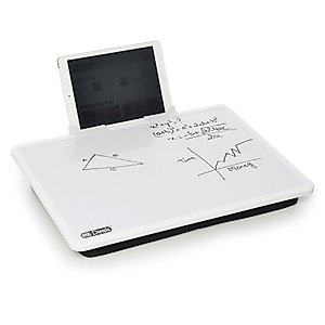 Fun Express EZDesk Magnetic Dry Erase Lap Desk with Graph Ruling, Tablet Dock and Accessories
