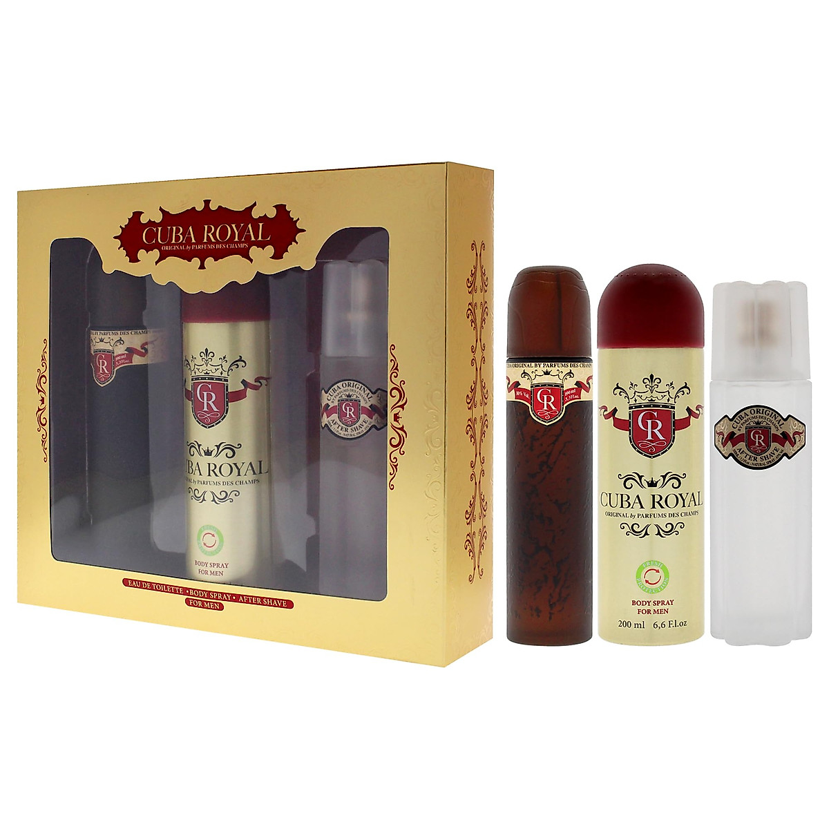Cuba Royal by Cuba, 3 Piece Gift Set for Men