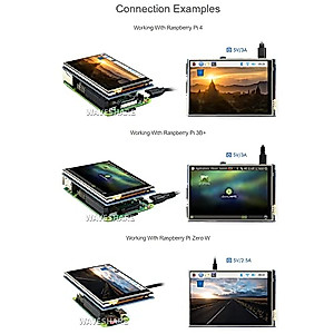 Waveshare 3.5inch Resistive Touch Display, Compatible with Raspberry Pi 5/4B/3B/Zero/Zero W/Zero 2W/Pico/Pico W/Pico WH, 480×320, IPS Screen, SPI