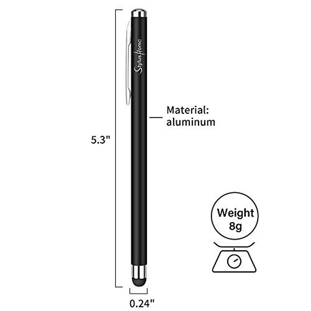 Stylus Pens for Touch Screens, StylusHome 6 Pack High Precision Capacitive Stylus for iPad iPhone Tablets Samsung Galaxy All Universal Touch Screen Devices