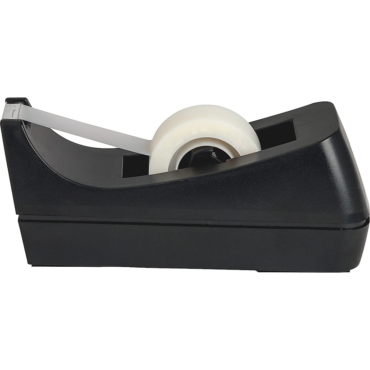 Desktop Tape Dispenser - Non-Skid Base - Weighted Tape Roll Dispenser - Perfect for Office Home School (Tape not Included) 2 Pack