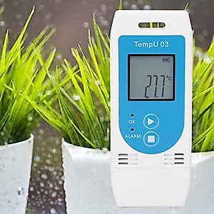 Digital USB Temperature Data Logger Reusable Cold Chain Shipping Temperature Monitor with LCD Screen
