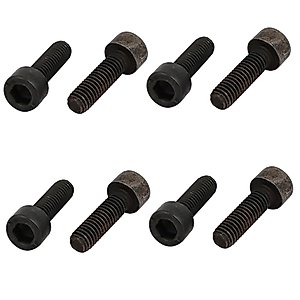 uxcell 8.8 Grade M6x20mm Full Threaded Hex Socket Drive Left Hand Thread Bolt 8pcs