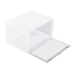 Yunge 6PCS/SET Shoe Storage Boxes Shoe Organizer With Magnetic Door Transparent