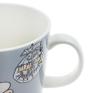 Arabia Moomin Porcelain Mug Moominpappa 0.3 L Grey