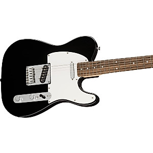 Squier Bullet Telecaster SS Electric Guitar, with 2-Year Warranty, Black, Laurel Fingerboard