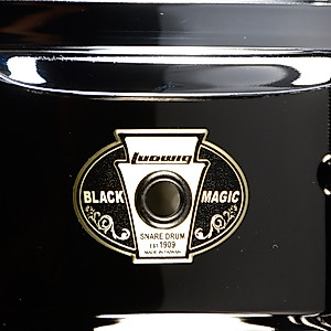 Ludwig LU6514C Universal Black Brass Snare Drum 6.5x14"