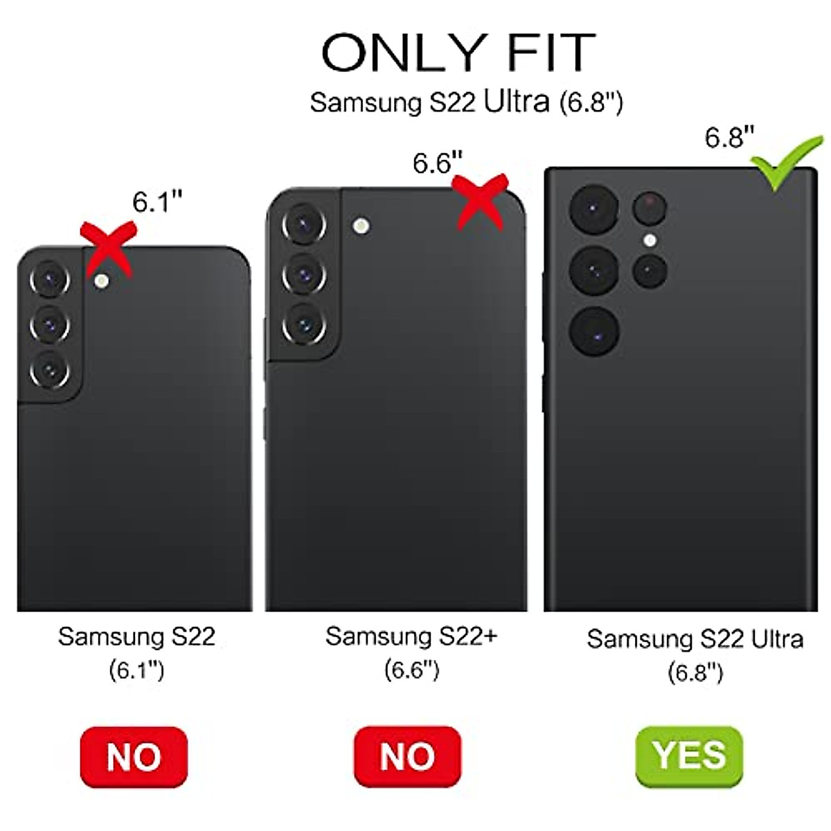 BENTOBEN Galaxy S22 Ultra Case,Slim Luxury Heart Design Plated Soft Bumper Women Men Girl Protective Case Cover with Strap for Samsung Galaxy S22 Ultra 6.8 inch,Black/Gold