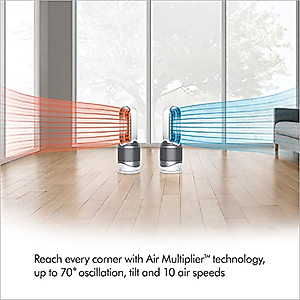 Dyson Pure Hot+Cool™ HP01 Air Purifier, Heater & Fan - Black/Nickel