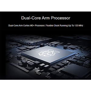 RP2040-Plus Pico-Like MCU Board Based on Raspberry Pi RP2040 Microcontroller, Dual-core Arm Processor, Onboard 16MB Flash, USB-C Connector (Without Header)