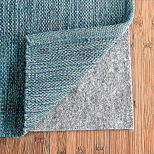 RUGPADUSA - Dual Surface - 8'x10' - 1/4" Thick - Felt + Rubber - Non-Slip Backing Rug Pad - Safe for All Floors