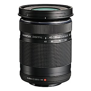 Olympus M.Zuiko Digital ED 40-150mm F4.0-5.6 R Zoom Lens, for Micro Four Thirds Cameras (Black) (Renewed)
