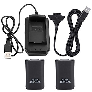 Rechargeable Battery Pack, 5.6 * 3.5 * 1.7cm/2.2 * 1.4 * 0.7inch USB 4800mAh Battery Pack Controller Charging Package , for 360