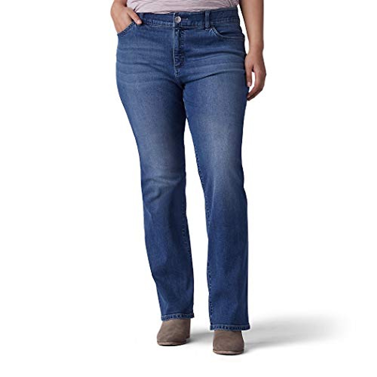 Lee Flex Motion Regular Fit Bootcut Jean, Rayne, 24 Plus