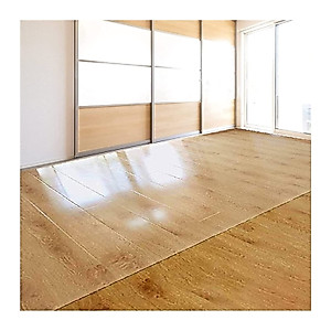 Clear PVC Desk Chair Mat Clear Rug Runners for Hallways,Carpet Protector for Hardwood Floors,Transparent Office Home Floor Protector mat Chairmats Non-Slip, wear-Resistant, 1mm Thick,75/95/115/135/155