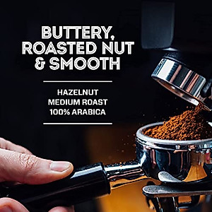 Eight O'Clock Coffee Hazelnut, 11 Ounce (Pack of 6) Medium Roast Ground Coffee, Buttery, Smooth & Nutty, 100% Arabica