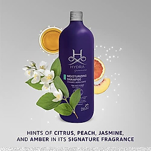 Hydra Professional Moisturizing Dog Shampoo, Oatmeal Bath for Dogs and Cats, Pet Wash for All Breeds and Coat Types, Promotes Healthy Skin and Coats