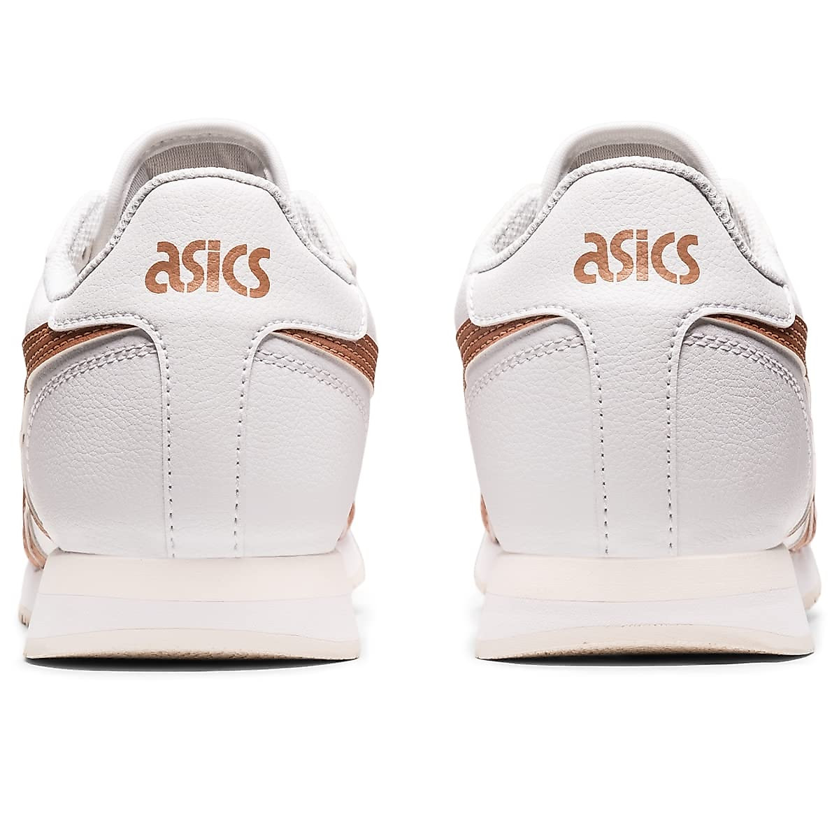 ASICS Women's Tiger Runner Sportstyle Shoes, 8, Cream/Dried Leaf Green