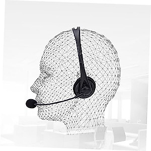UKCOCO 3pcs Business Traffic Headset Earphones with mic Office Computer Headphone USB Headphones USB Headset with Microphone Noise Gaming Headphones with mic Student Sponge Wire Control