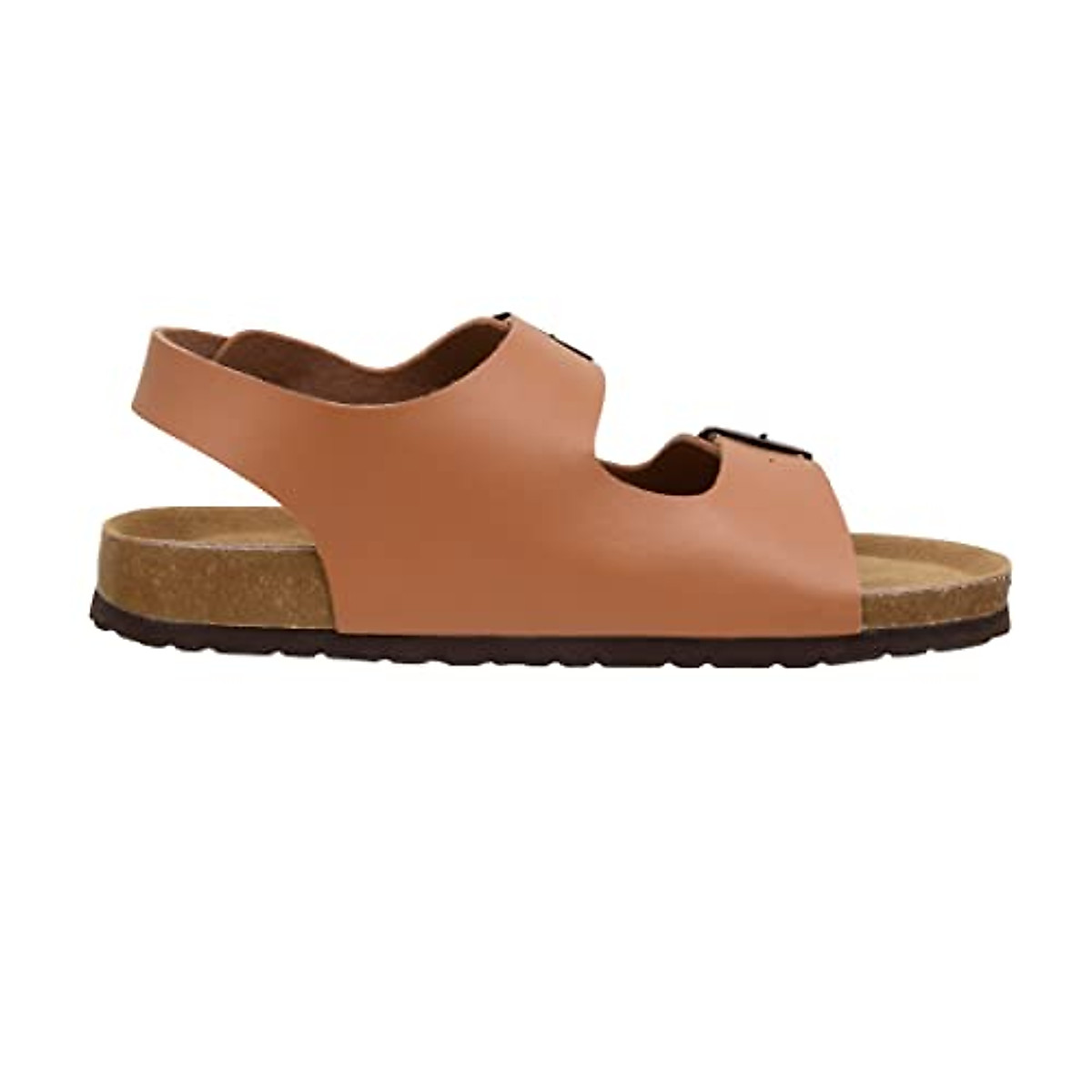 CUSHIONAIRE Men's Leland Cork footbed Sandal with +Comfort, Tan Nappa 11