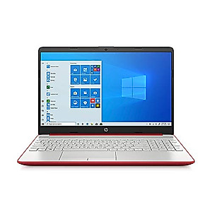 2021 HP Pavilion 15.6" HD Laptop Computer, Intel Dual-core Pentium Processor, 16GB RAM, 512GB SSD, HD Webcam, Intel UHD Graphics 605, Bluetooth, USB-C, Windows 10 S, Red, 32GB SnowBell USB Card
