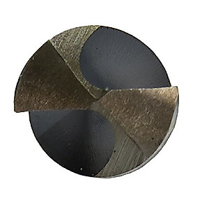 Drill America - KFDRSD11/16 11/16" Reduced Shank High Speed Steel Black & Gold KFD Drill Bit with 1/2" Shank, KFD Series