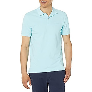 GAP Mens Logo Pique Polo Blue Heaven M
